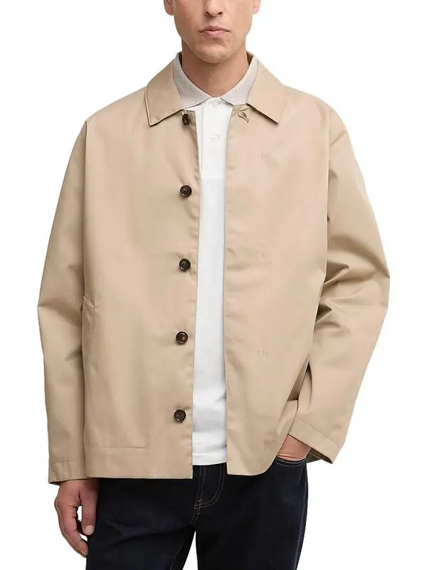 Barbour Short Rokig Waterproof Jacket - Washed Stone