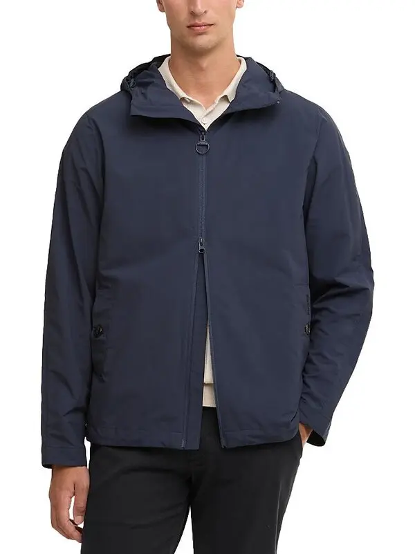 Barbour Rokig Hooded Showerproof Jacket - Navy