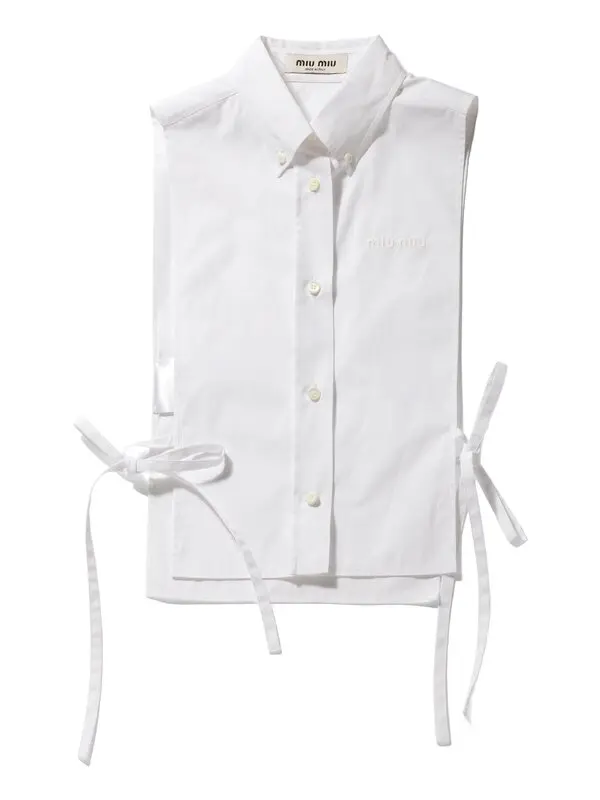 Miu Miu Poplin Shirt - White