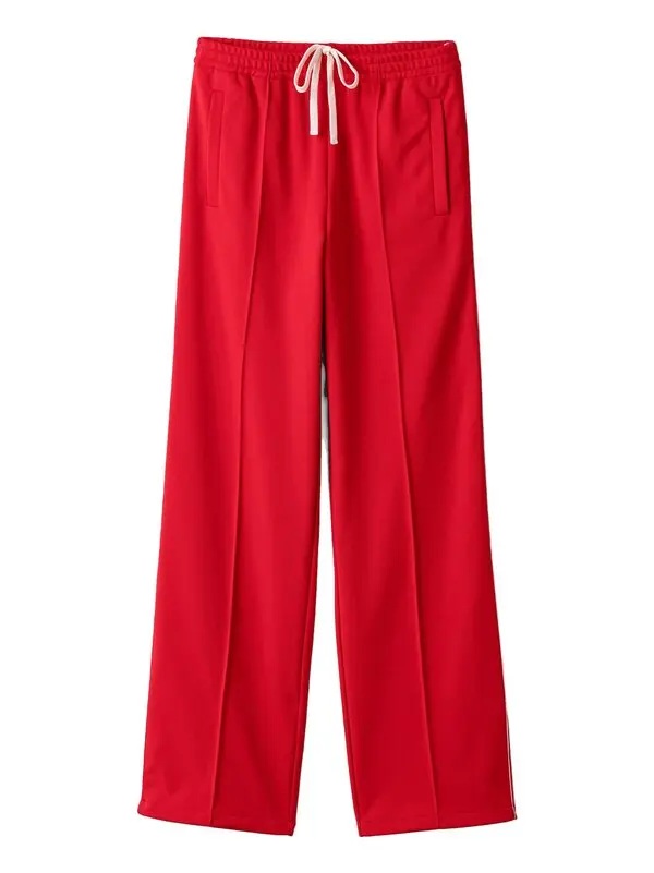 Miu Miu Technical Jersey Pants - Red