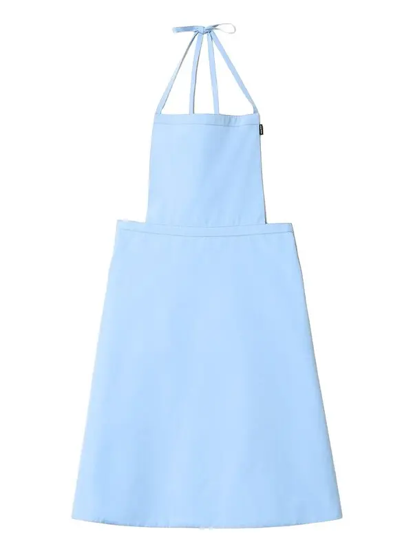 Miu Miu Poplin Apron - Light Blue