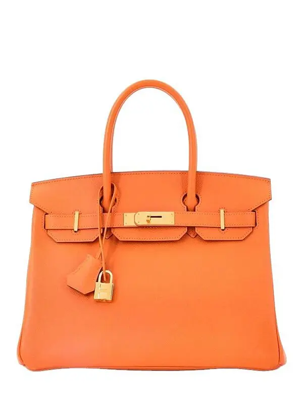 HERMES Birkin 30 Handbag - Orange H