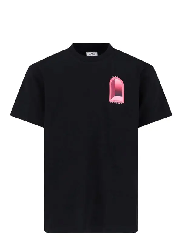 Casablanca L'arche' T-shirt - Black