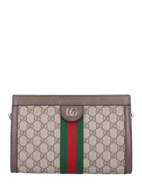 Gucci Ophidia Medium Shoulder Bag - Beige