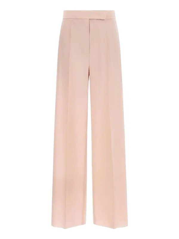 Max Mara Girone Virgin Wool, Silk And Mohair Trousers - Pink