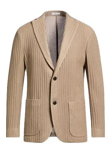 Boglioli Blazer Camel Size Cotton - Beige