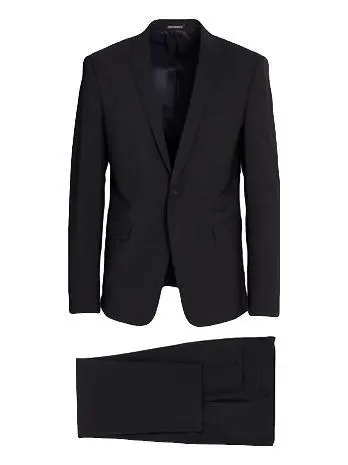 Emporio Armani David Line Suit Midnight Size Virgin Wool, Elastane - Blue