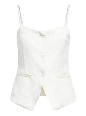 TWINSET Viscose And Linen Camisole - White