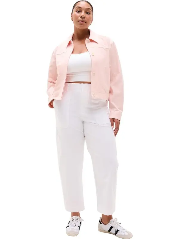 Athleta Skyline Chore Jacket - Pink Sand
