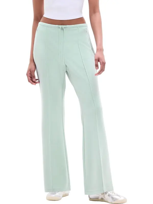Athleta Seasoft Pintuck Mid Rise Flare Pant - Current