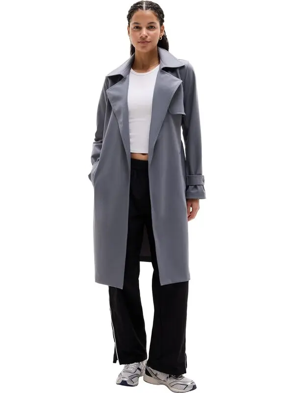 Athleta Stellar Trench Coat - Slate