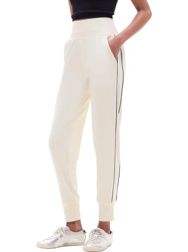 Athleta High-rise Track Stripe Jogger - Pearl