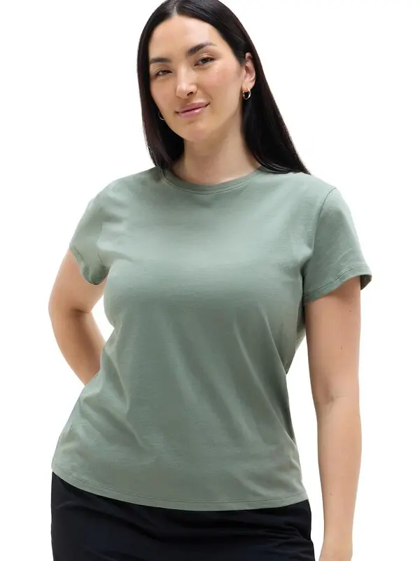 Athleta Classic Cotton Tee - Cacti