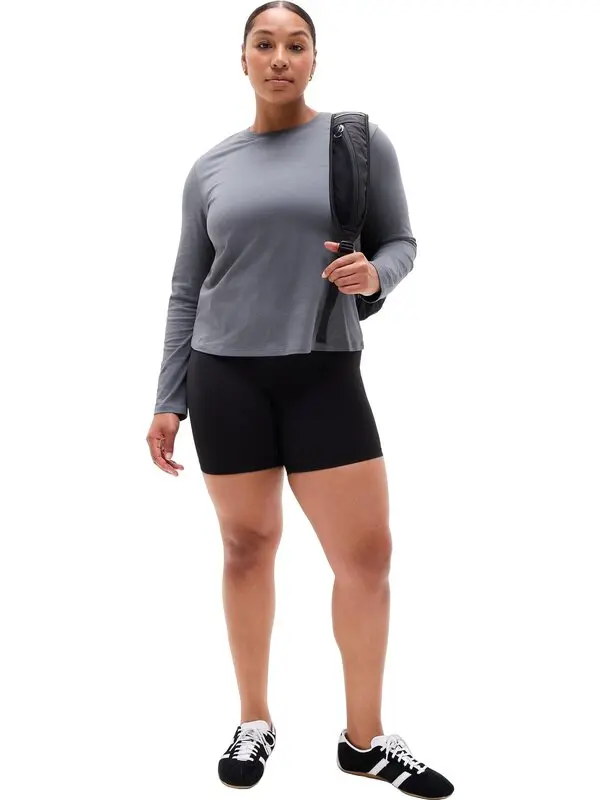 Athleta Classic Cotton Top - Slate