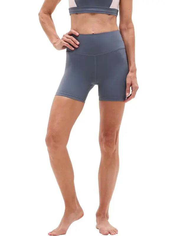 Athleta Transcend High-rise 5" Shorts - Slate