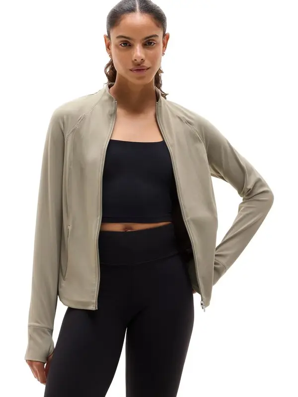 Athleta Salutation Fitted Jacket - Willow