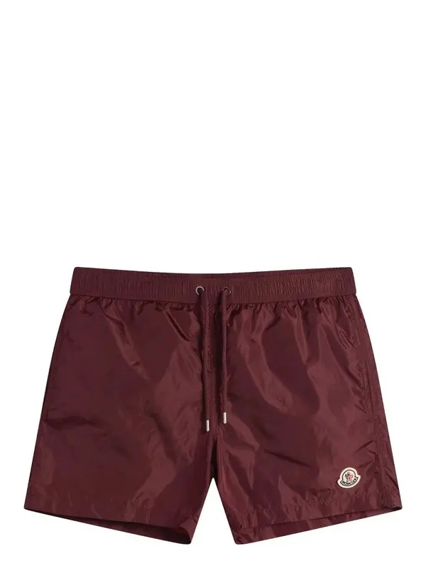 Moncler Nylon Swim Shorts - Red