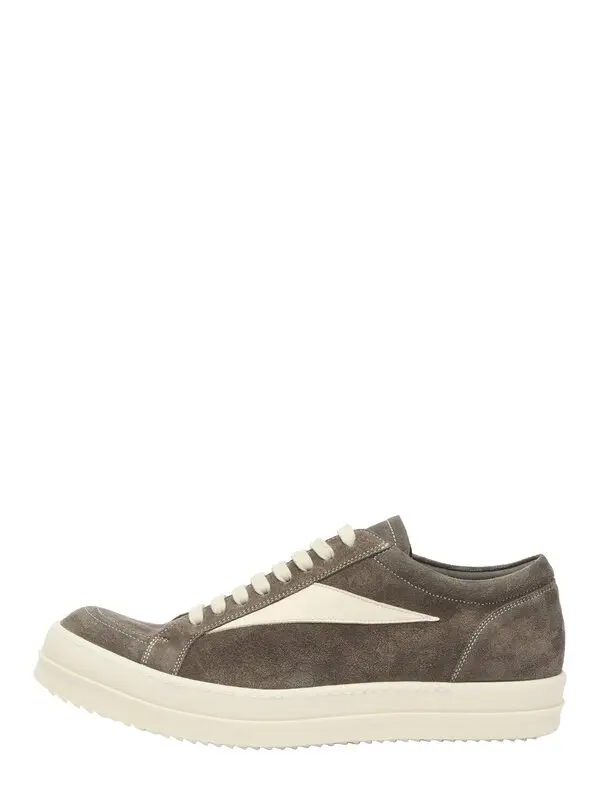 Rick Owens Suede Vintage Sneakers - Dust/milk/milk