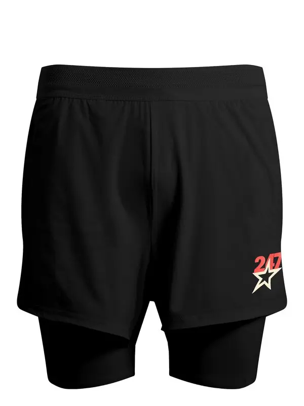 REPRESENT 247 Hybrid Short - Jet Black