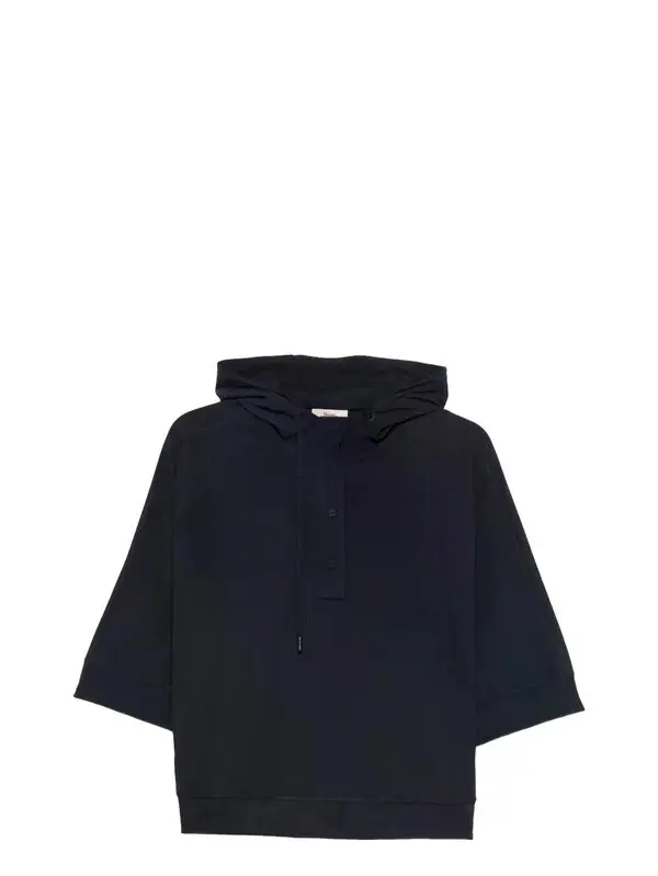 Herno Button-fastening Hoodie - Blue