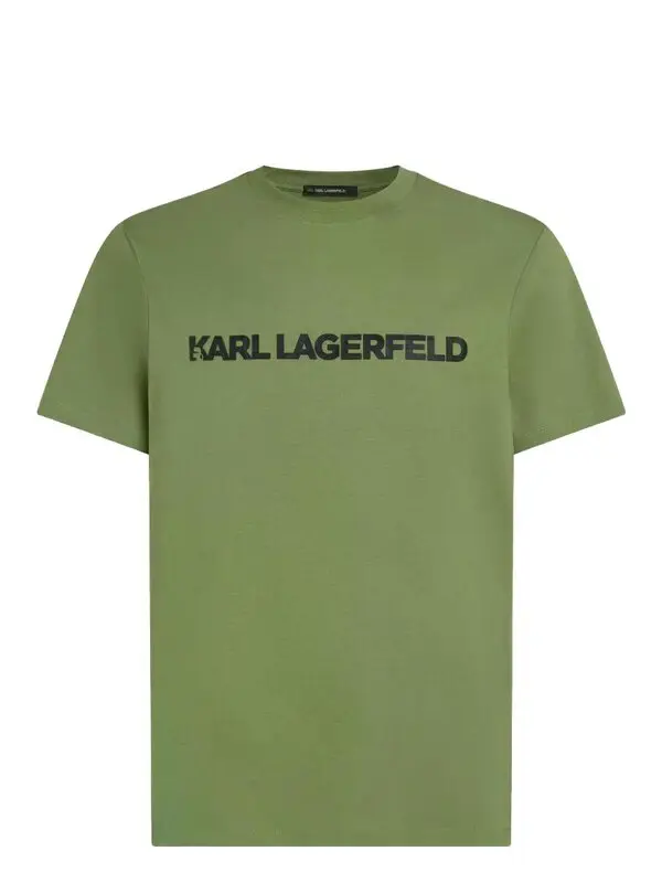 Karl Lagerfeld Logo-detail T-shirt - Green