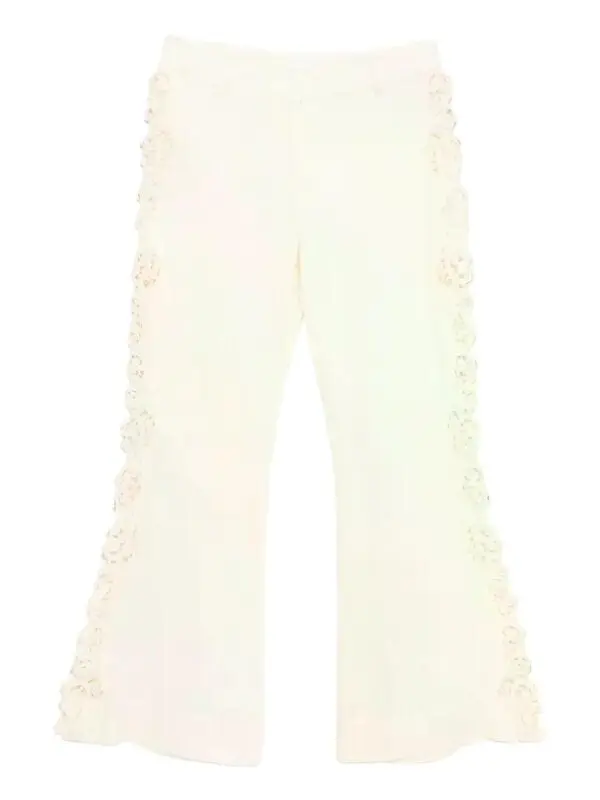 Zimmermann Awaken Embroidered Trousers - Neutrals