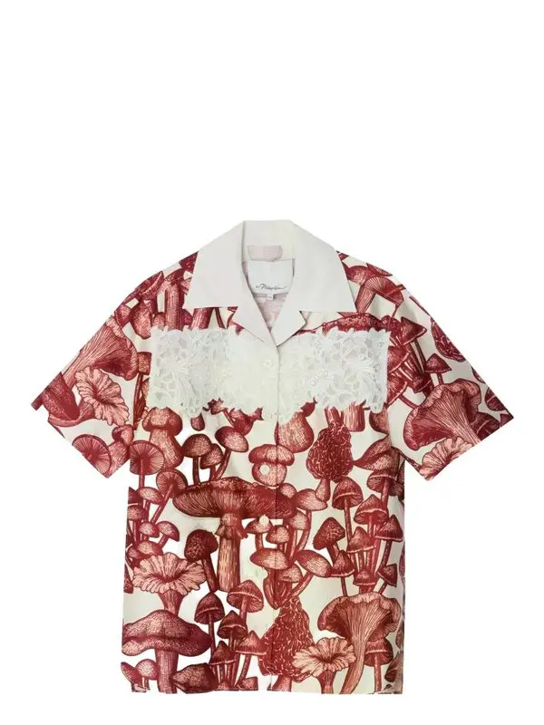 3.1 Phillip Lim Mushroom-print Shirt - Neutrals