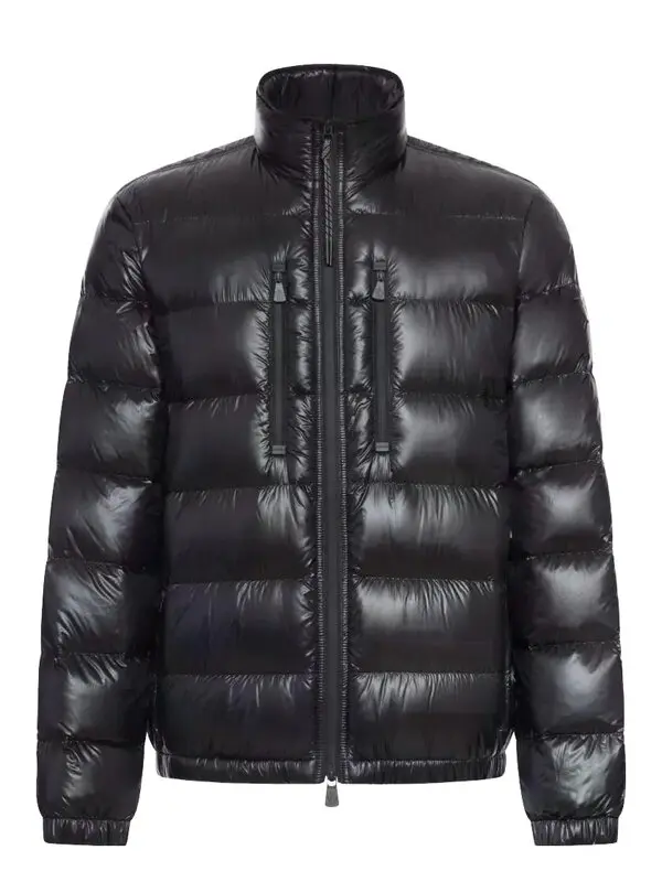 Moncler Zip Quilted Bomber - Black