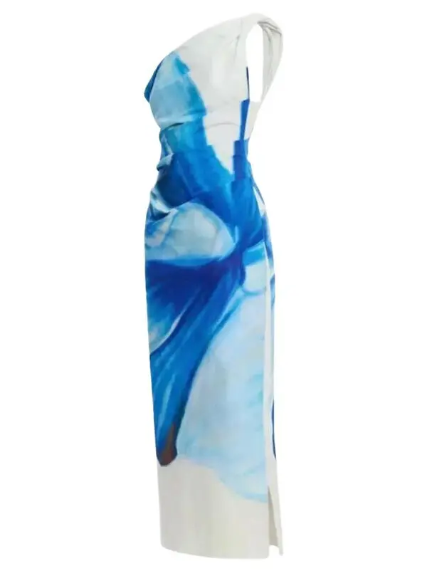 Significant Other Olea One-shoulder Dress - Blue