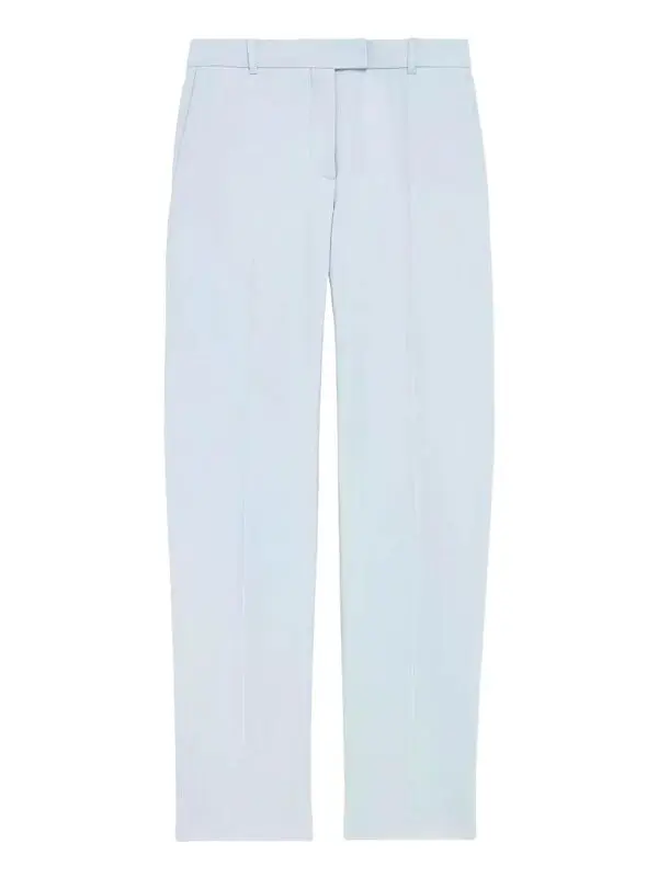Alexander McQueen Cropped Tailored Trousers - Blue