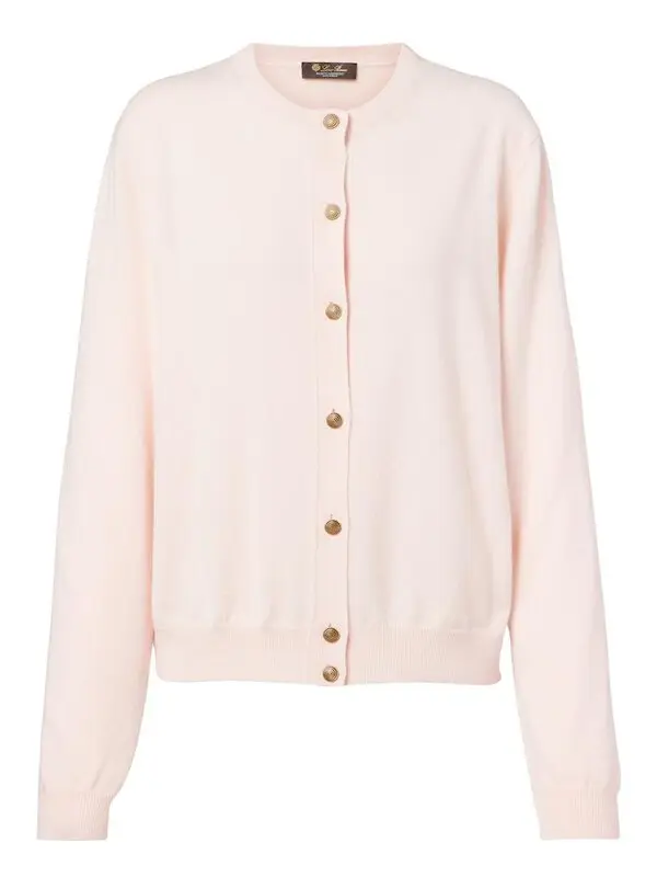 Loro Piana Classic Cashmere Cardigan - Pink