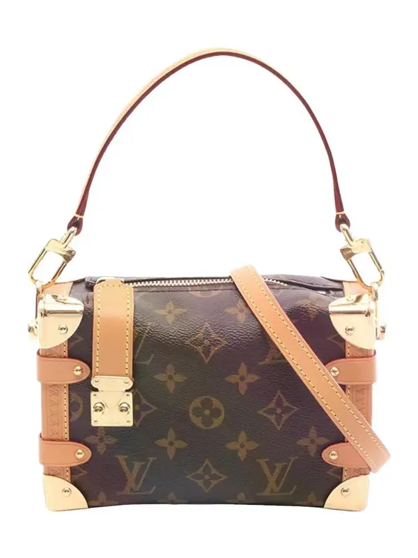 LOUIS VUITTON 2021-2026 Monogram Side Trunk Pm Satchel - Brown