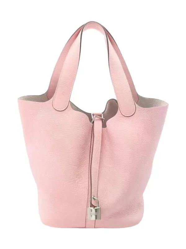 Hermès 2016 Clemence Picotin Lock 22 Handbag - Pink