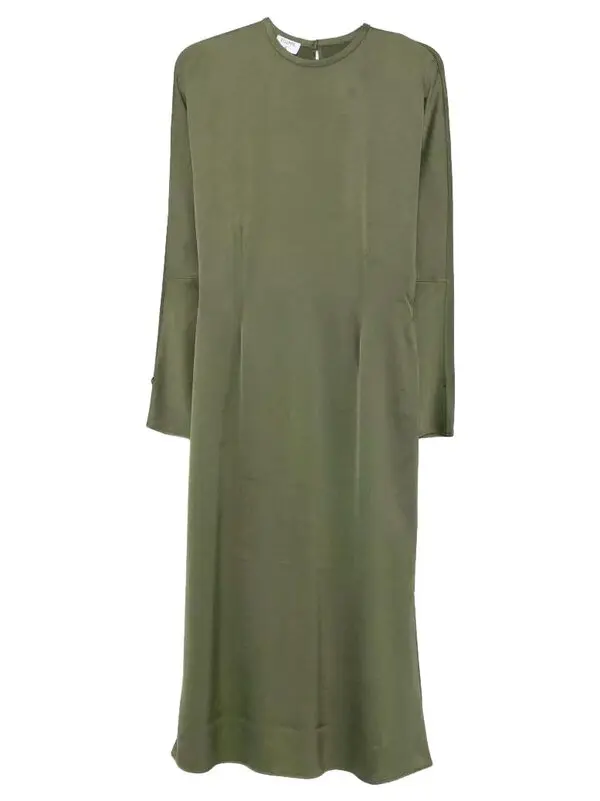 Filippa K Satin Midi Dress - Green