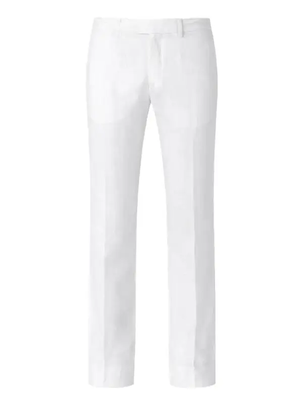 PATRICK ASSARAF Linen Trousers - White