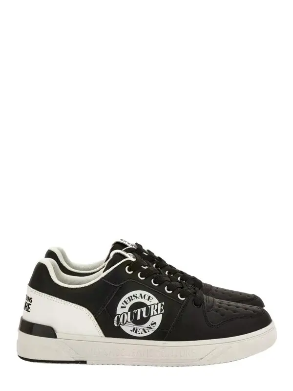 Versace Logo Sneakers - Black