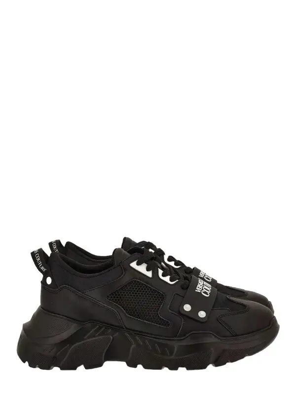 Versace Speedtrack Logo Sneakers - Black