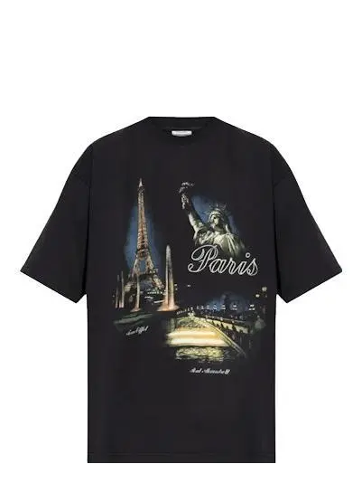 Vetements Paris Tourist T-shirt - Black