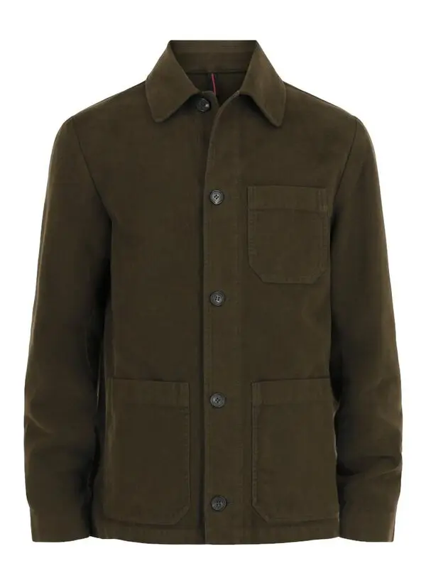 SLOWEAR Monterdoro Regularfit Overshirt - Dark Green