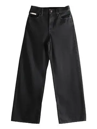 Calvin Klein Low Rise Baggy Jeans - Soft Black