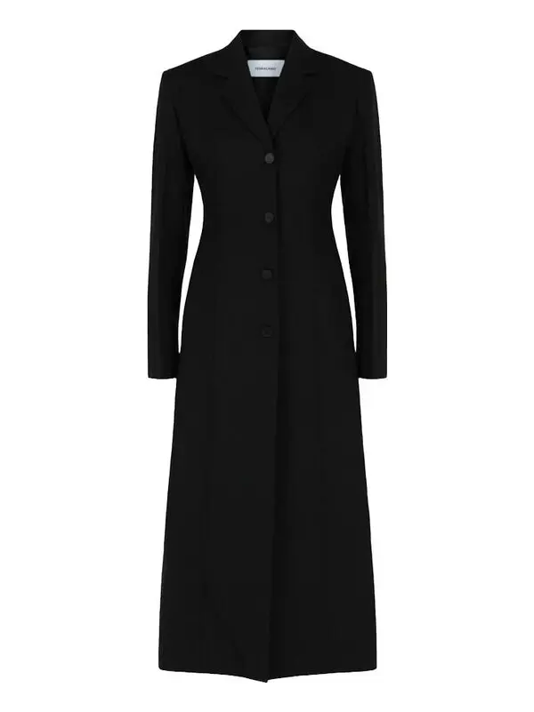 FERRAGAMO Tailored Coat - Black