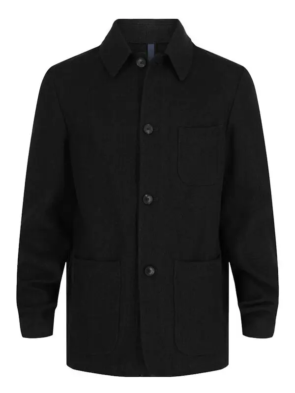 SLOWEAR Monterdoro Regularfit Overshirt - Black