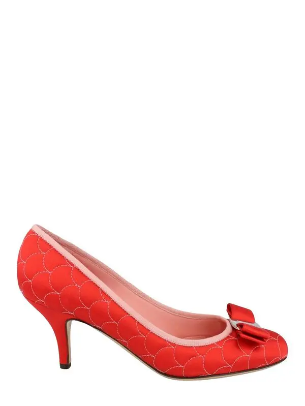 FERRAGAMO Carla 70 Pumps - Orange