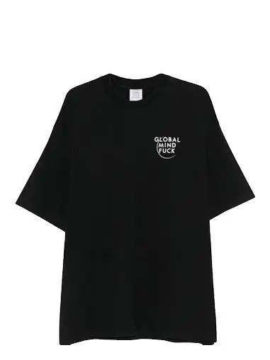 Vetements Global Mf T-shirt - Black