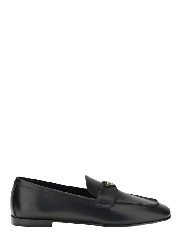 Prada Triangle Logo Loafer - Black