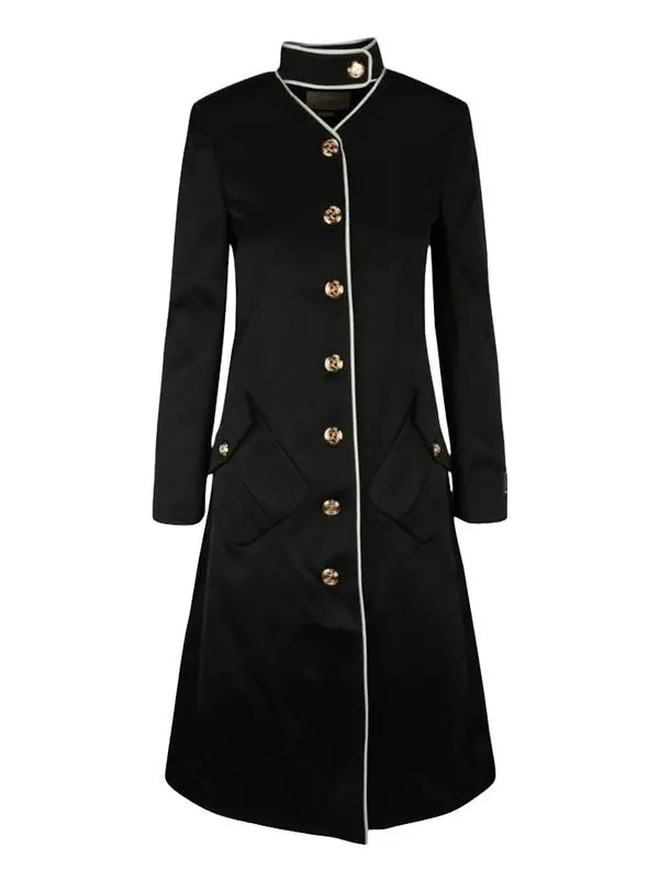 Gucci Silk Duschesse Coat - Black