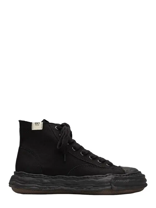 Mihara Yasuhiro Peterson 23 Og Sole Canvas High-top Sneakers - Black