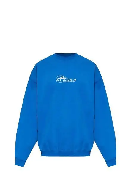 Vetements Alaska Tourist Sweatshirt - Blue