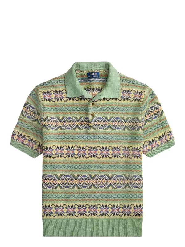 Polo Ralph Lauren Fair Isle Polo Shirt - Green