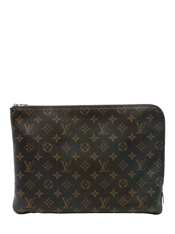LOUIS VUITTON 2017 Monogram Etui Voyage Mm - Brown